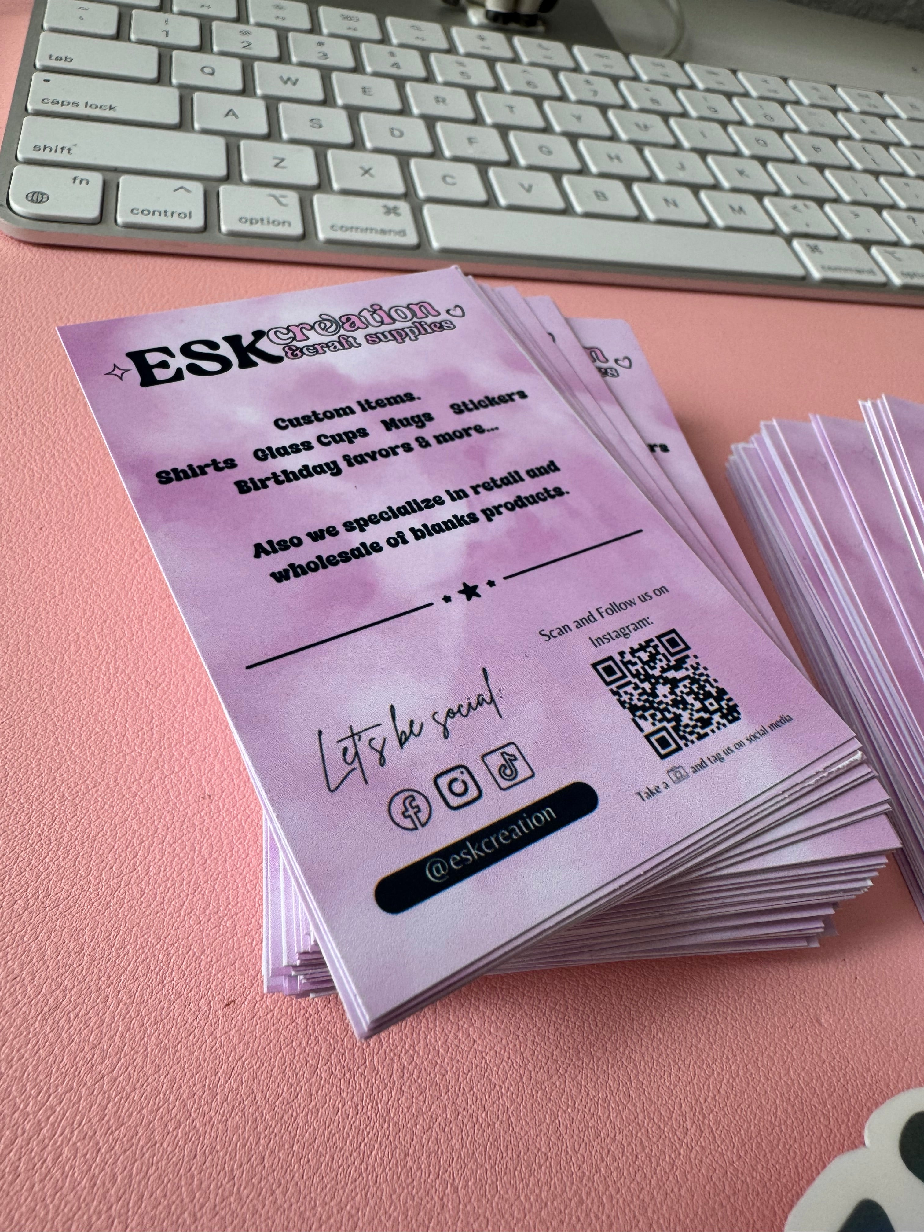 Business Cards – ESK Crafts Supplies
