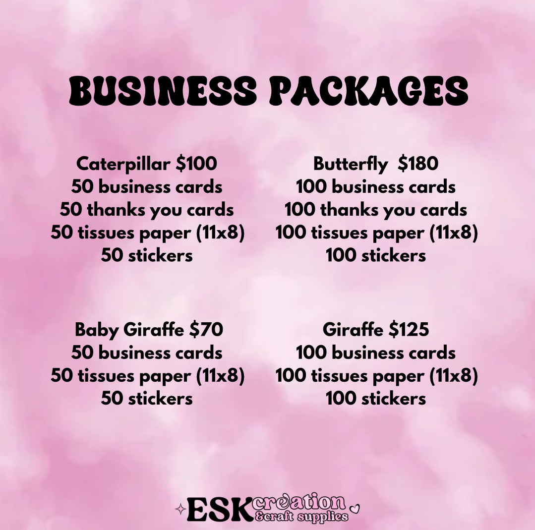 Business Package – ESK Crafts Supplies